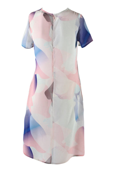 Gradient Splash Silk Shift Dress – Limedrop